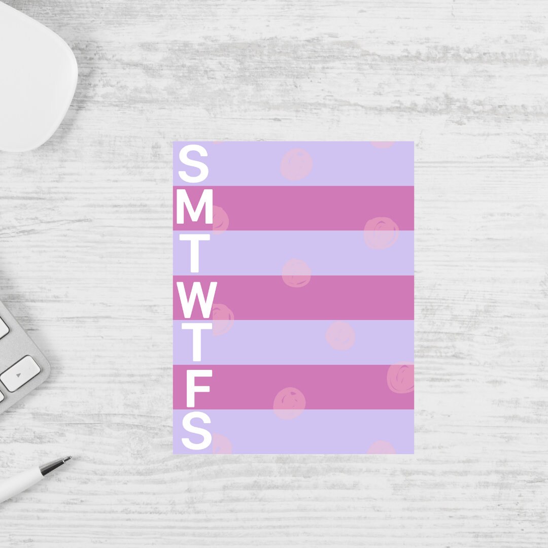 Weekly Planner Printable| Purple Planner Page| Organization Printables ...