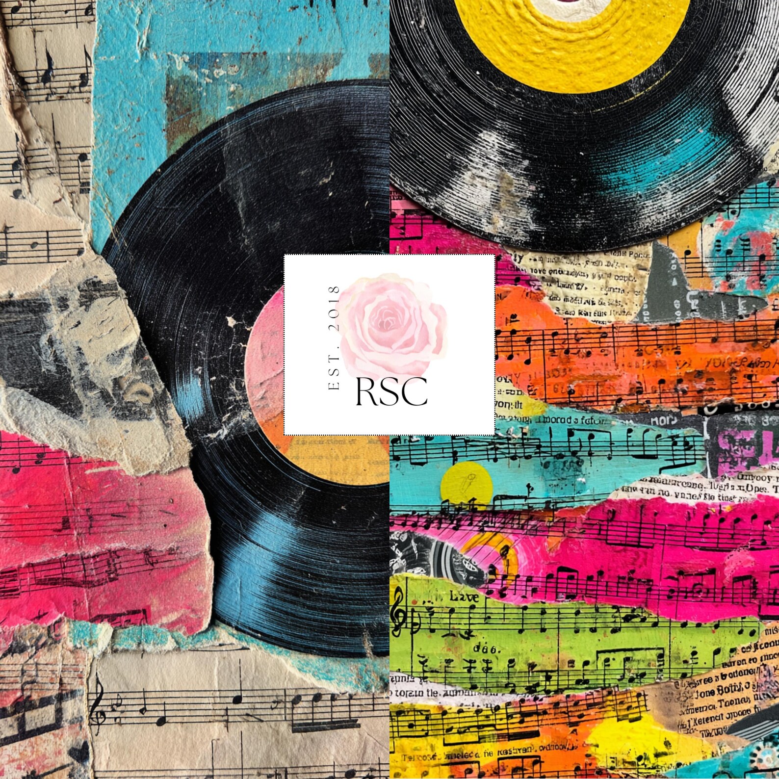 Vinyl Records Junk Journal| Cute and Creative Journal Pages for ...