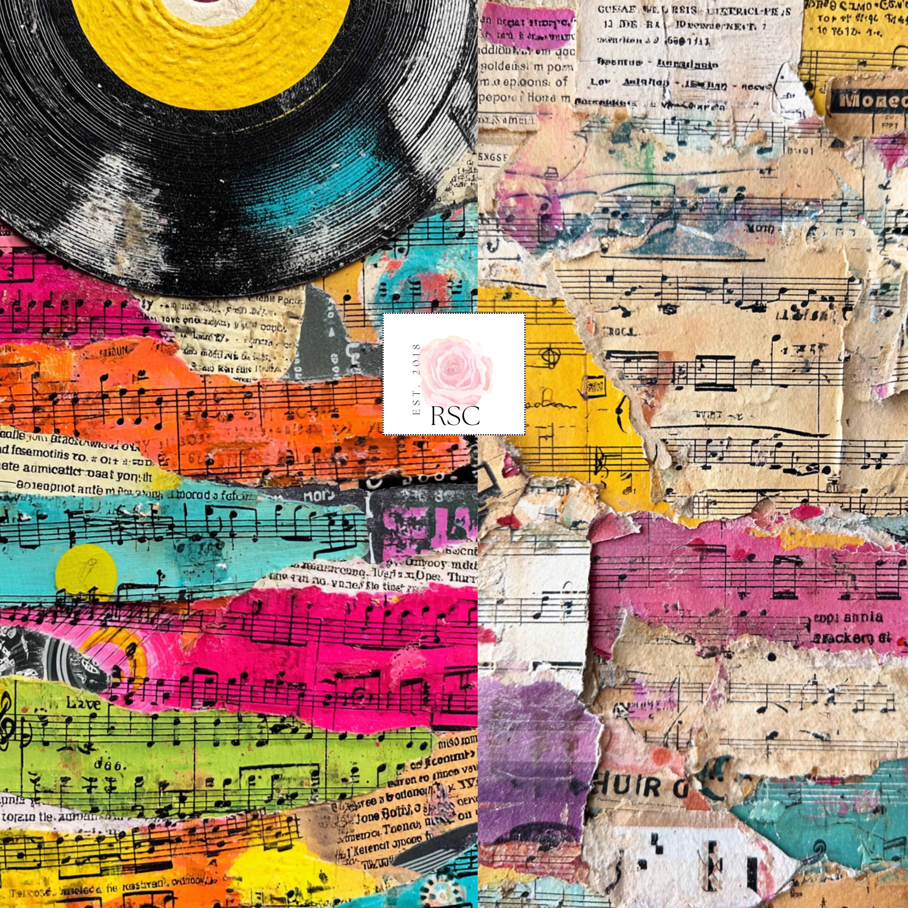 Vinyl Records Junk Journal| Cute and Creative Journal Pages for ...