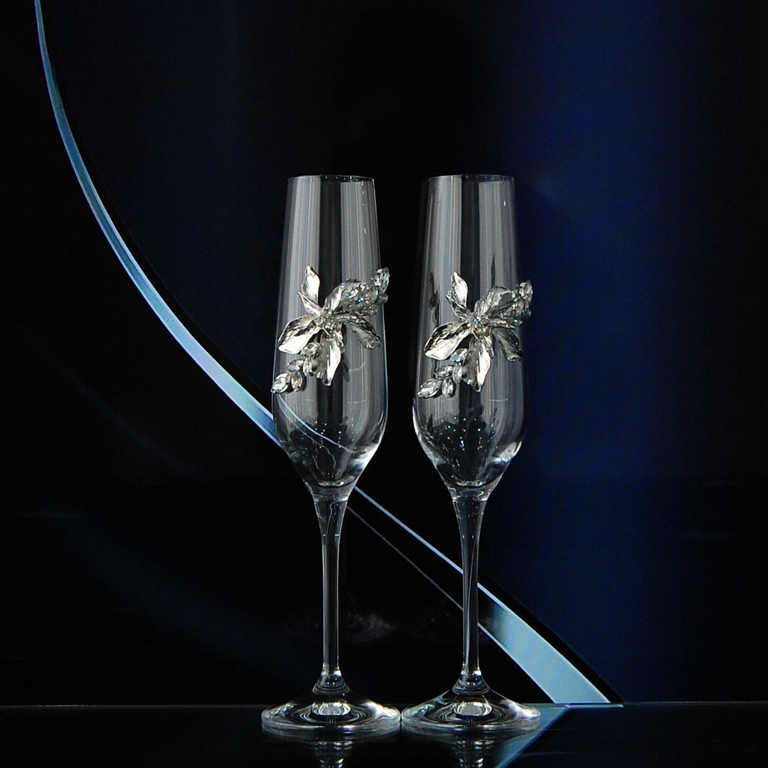 Toasting Glasses for Wedding | Wedding Toasting Flutes | Champagne ...