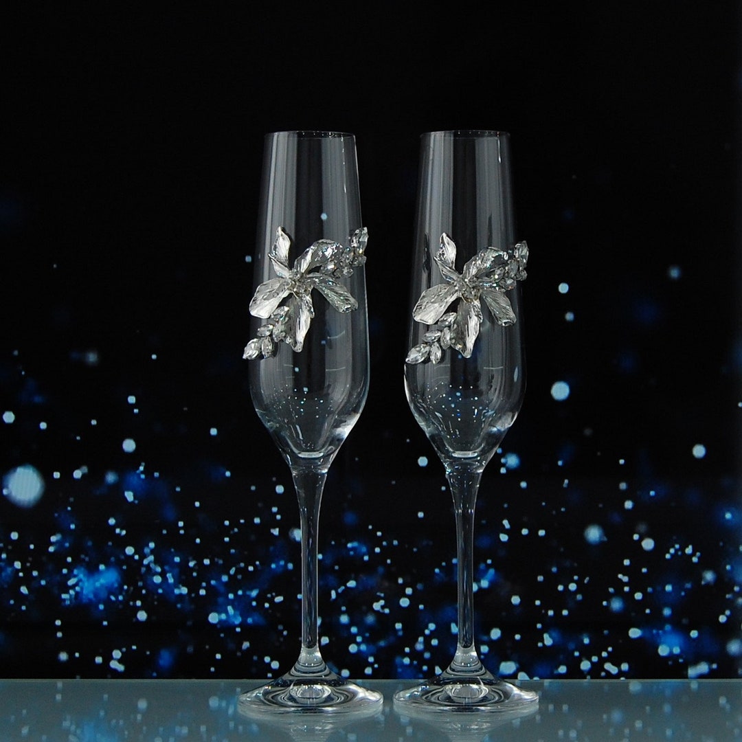 Toasting Glasses for Wedding | Wedding Toasting Flutes | Champagne ...