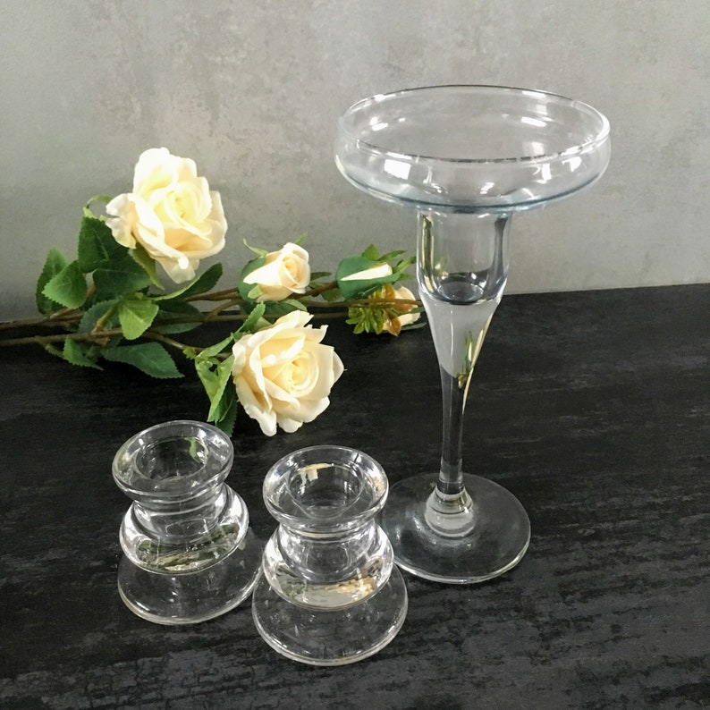 Glass candle holder for Unity candles | Etsy