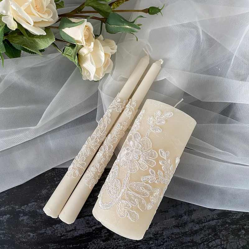 Lace Candle Holder - Etsy