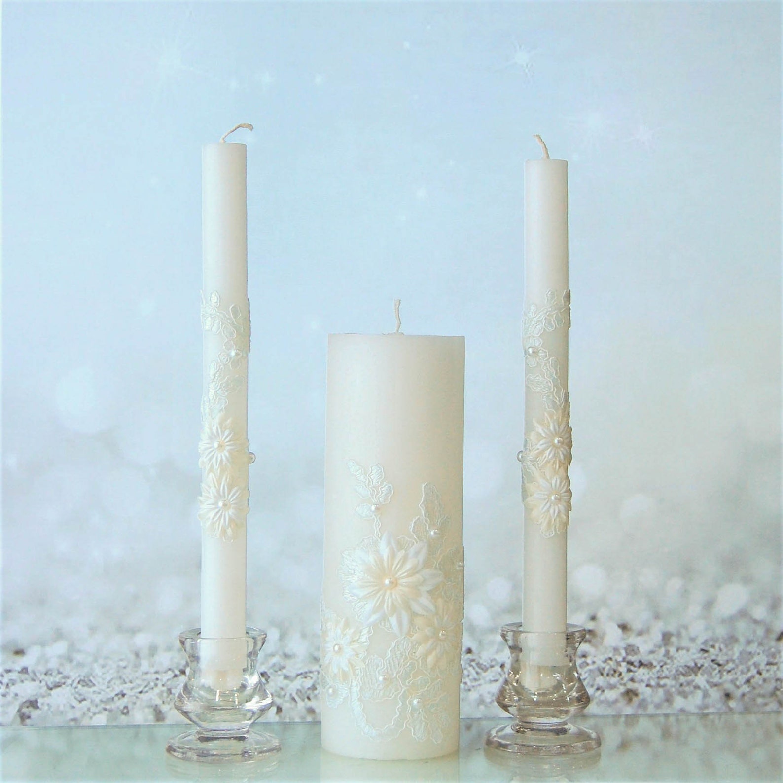 Unity Candle Set for Weddining | Unity Ceremony Candles | Unity Candles ...