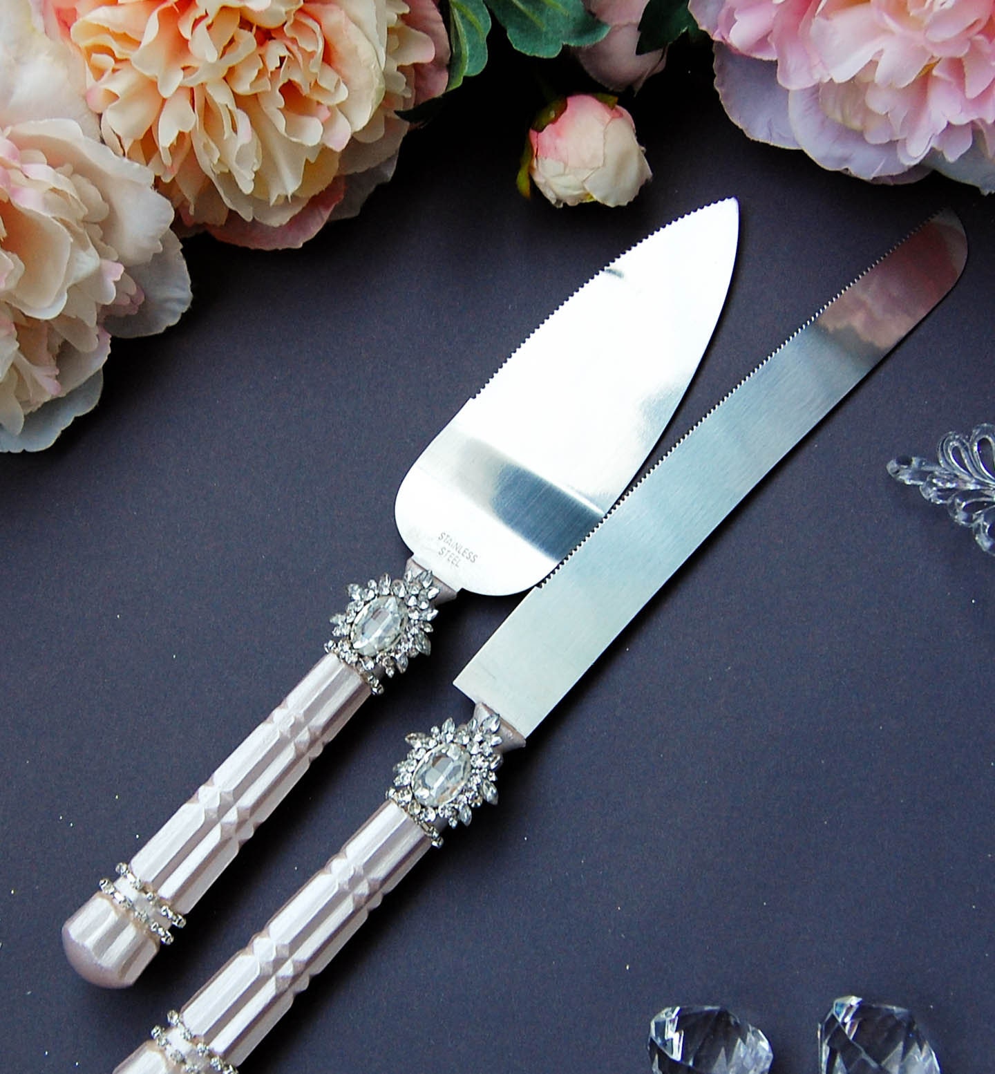 Cake Cutting Set Wedding Cake Knife and Server Set Wedding | Etsy