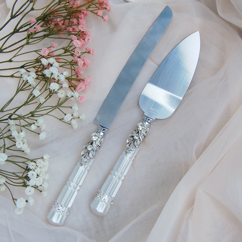 Cake cutting set Wedding cake knife and server set | Etsy Cake cutting set Wedding cake knife and server set | Etsy