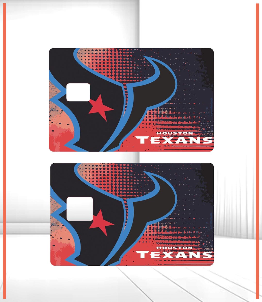 Card Skin W/ FOOTBALL TEAM Design | Front Cover Only | Customizable ...