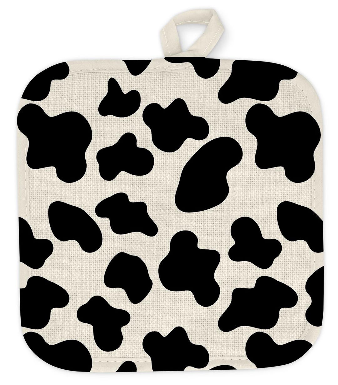 Cow Kitchen Theme Black Cow Print Gift for Cow Lover Themed Home Decor ...