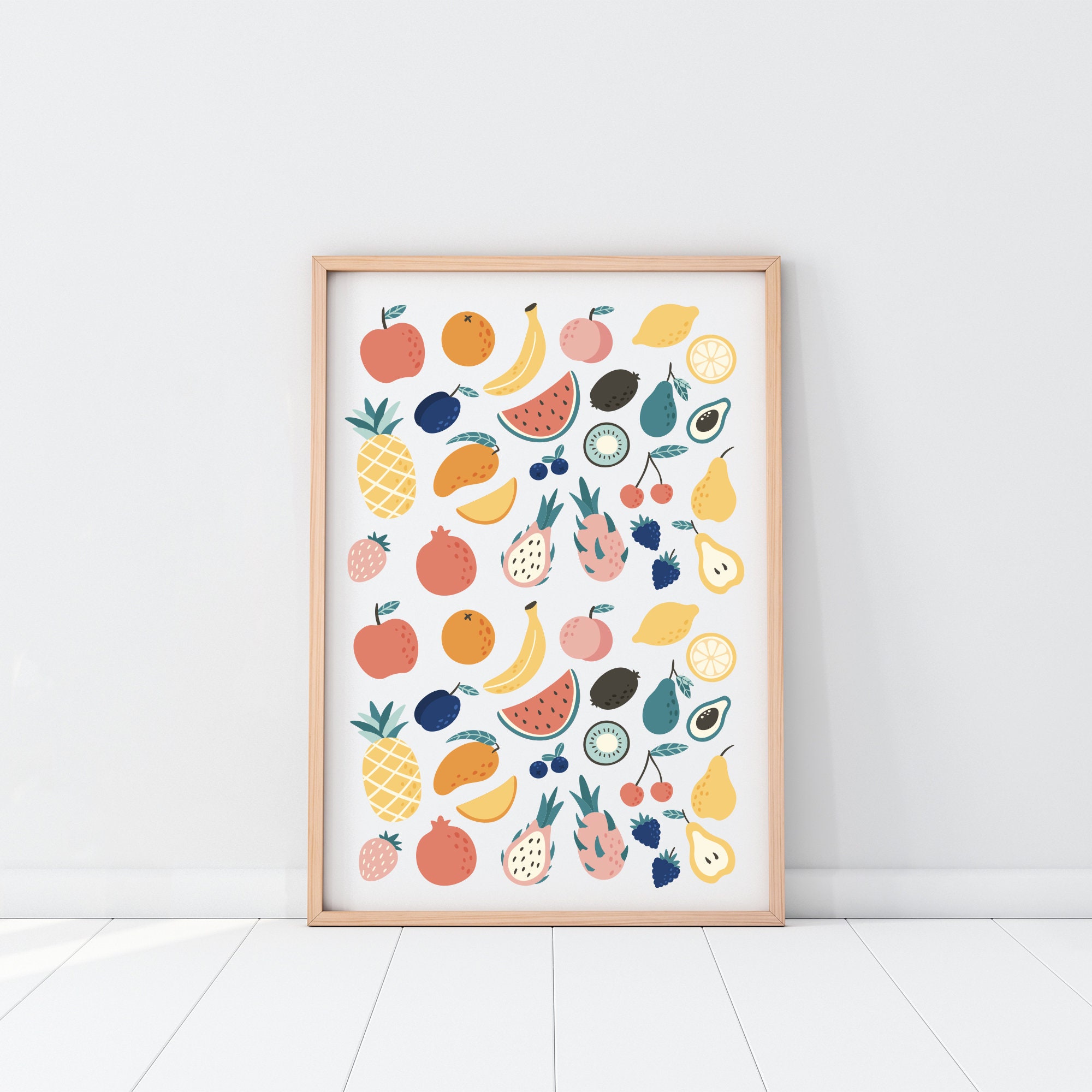 Kitchen Wall Art, Kitchen Decor, Food Wall Art, Food Prints Botanical ...