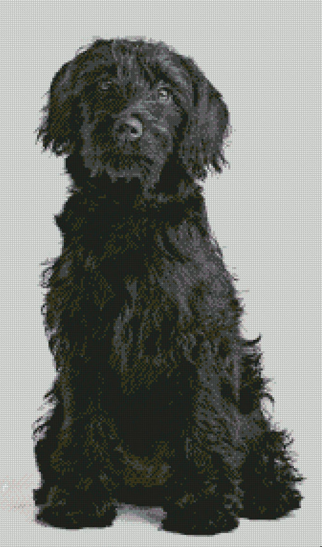 Labradoodle Dog Puppy Counted Cross Stitch Kit 11.5" X 19" - Etsy