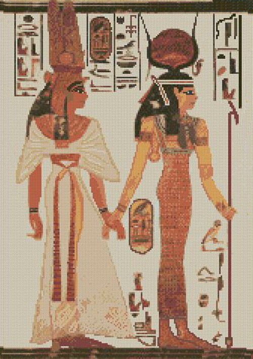 Egyptian Hieroglyphics Counted Cross Stitch Kit 13 X | Etsy UK