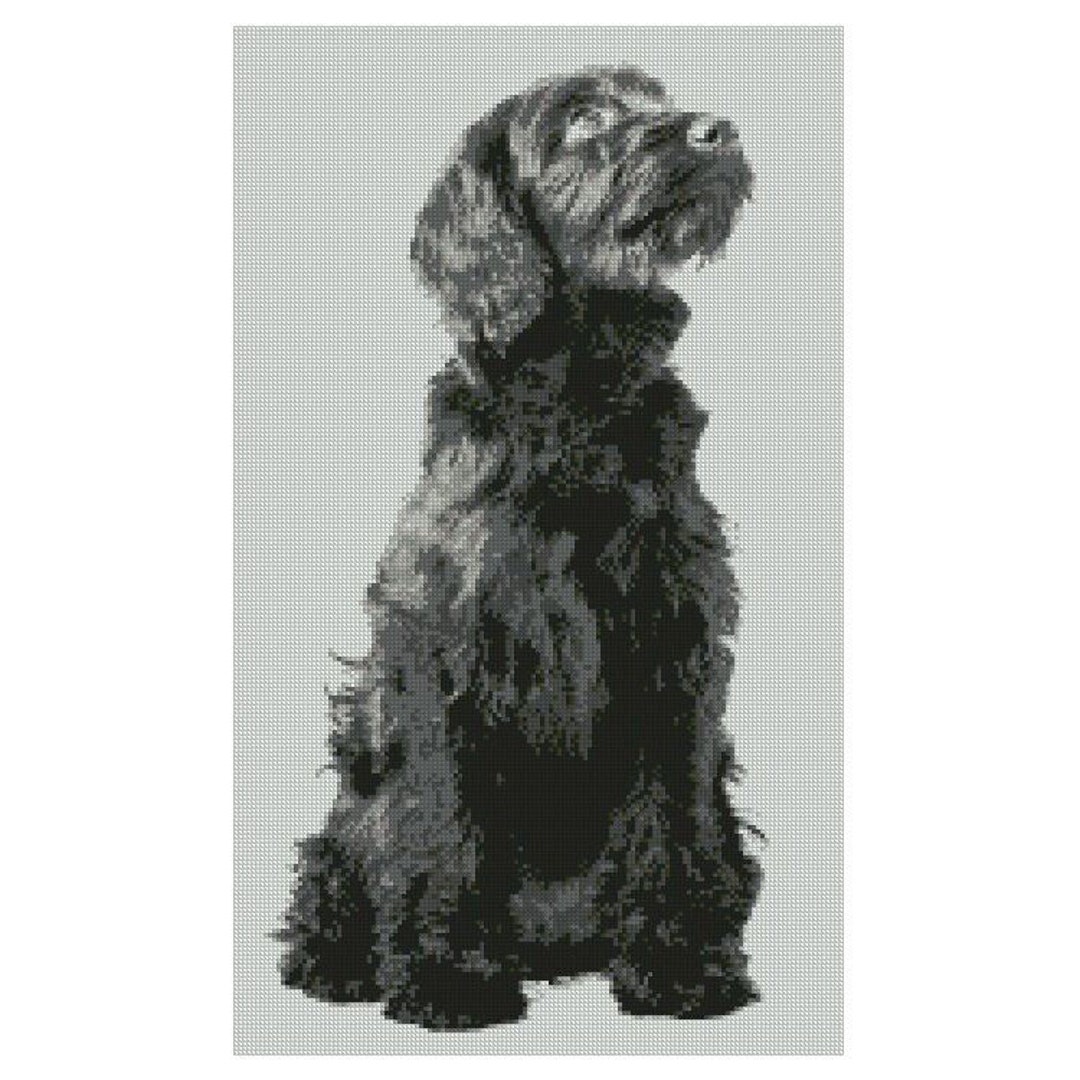 Labradoodle Dog Counted Cross Stitch Kit 8.5" X 16" - Etsy