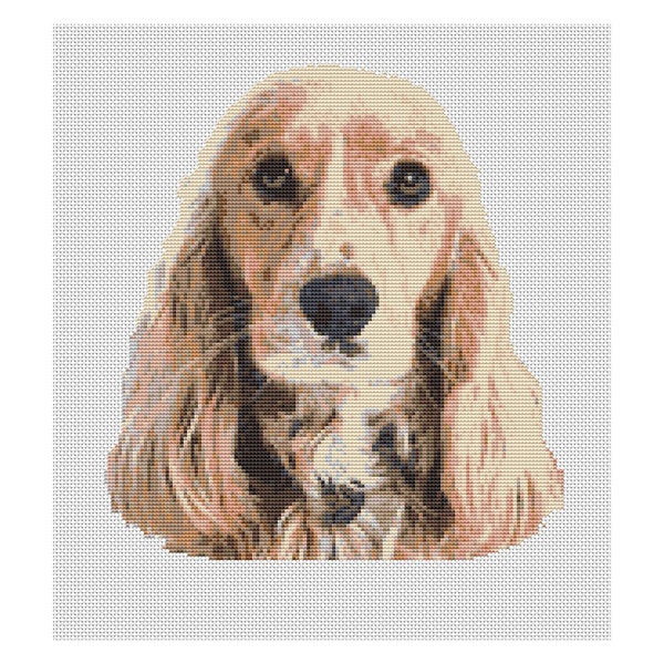 Spaniel Cross Stitch - Etsy