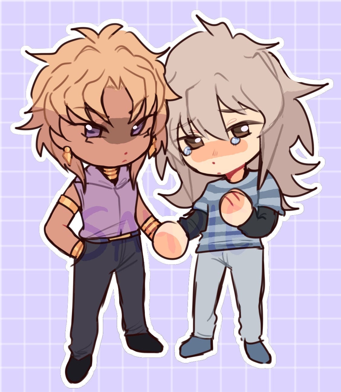 Marik And Bakura Chibi