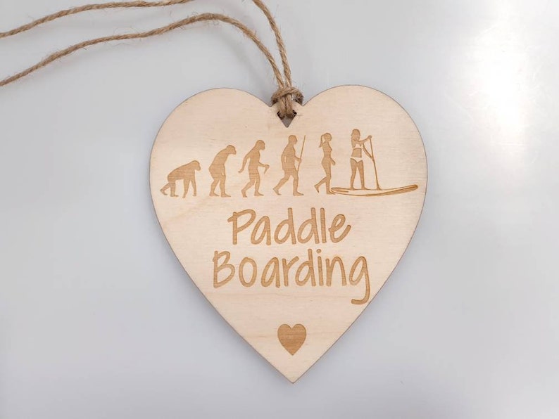 I Love Paddle boarding Cadeau Plaque Signe Cadeau damitié - Etsy France