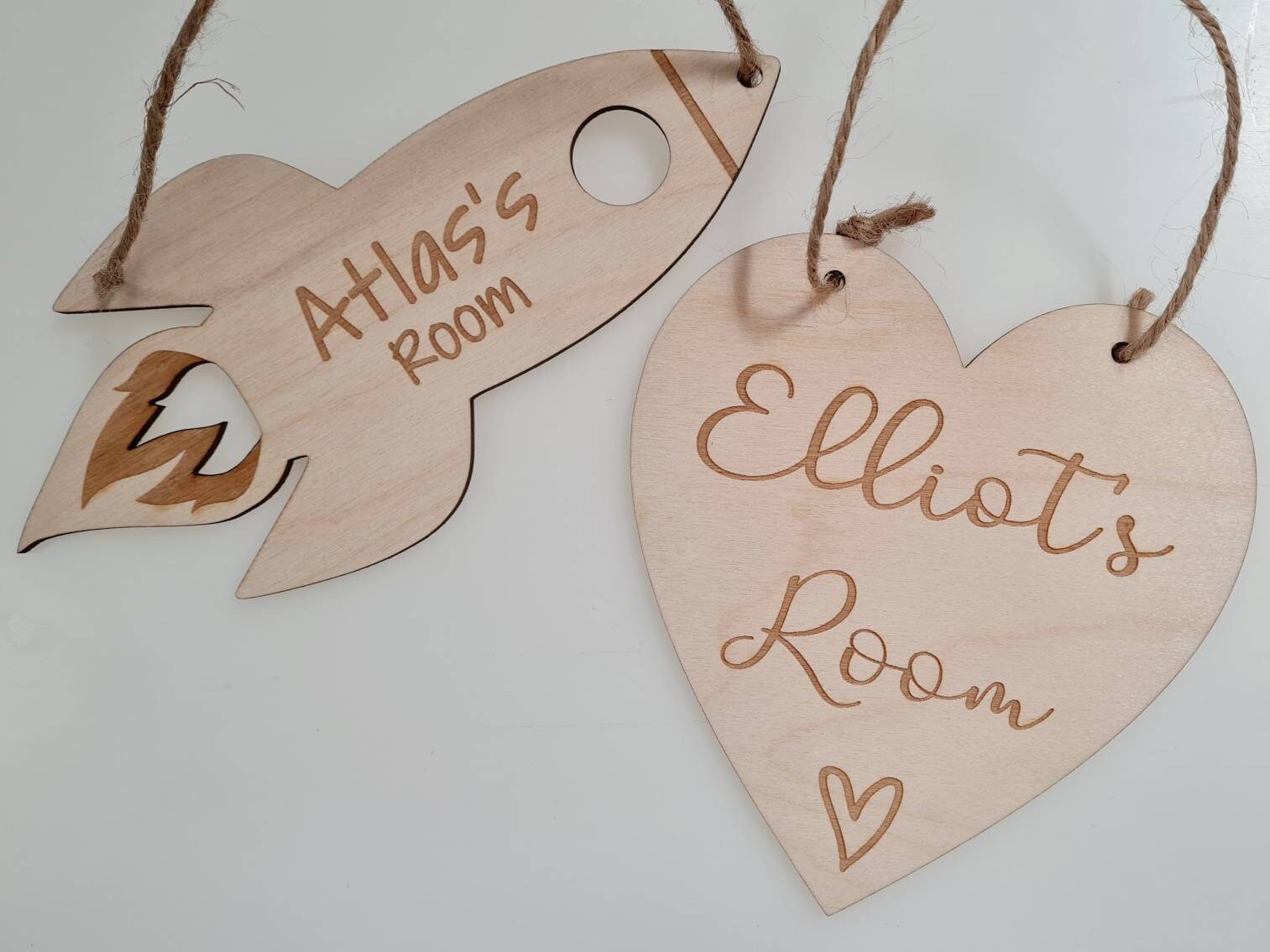 Personalised Heart Door Sign Bedroom Heart Shaped Bedroom | Etsy