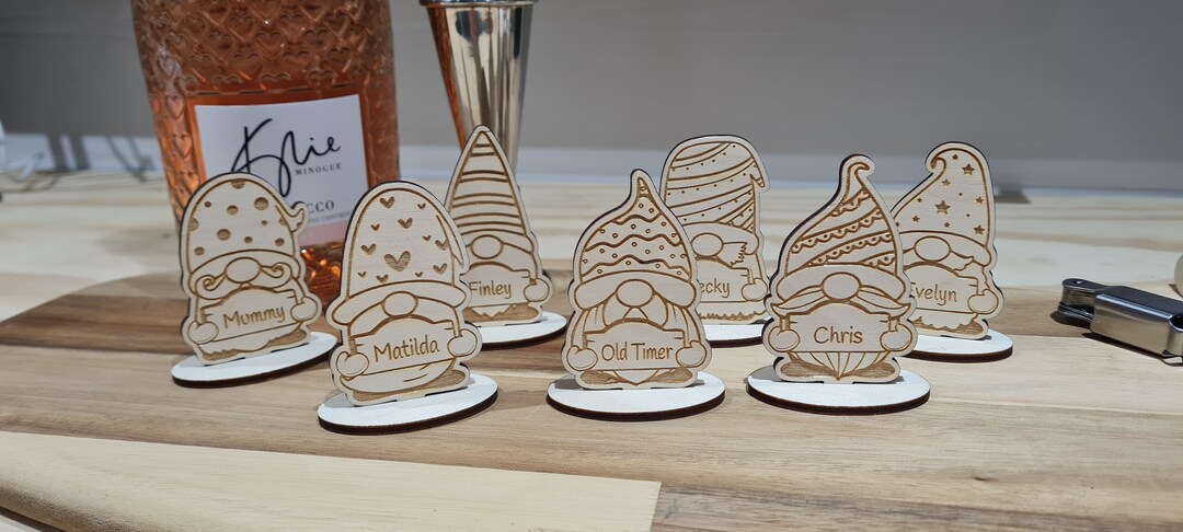 Christmas Gonk Place Names | Personalised Christmas Wooden Table ...