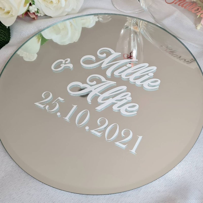 Mirror Plate - Etsy