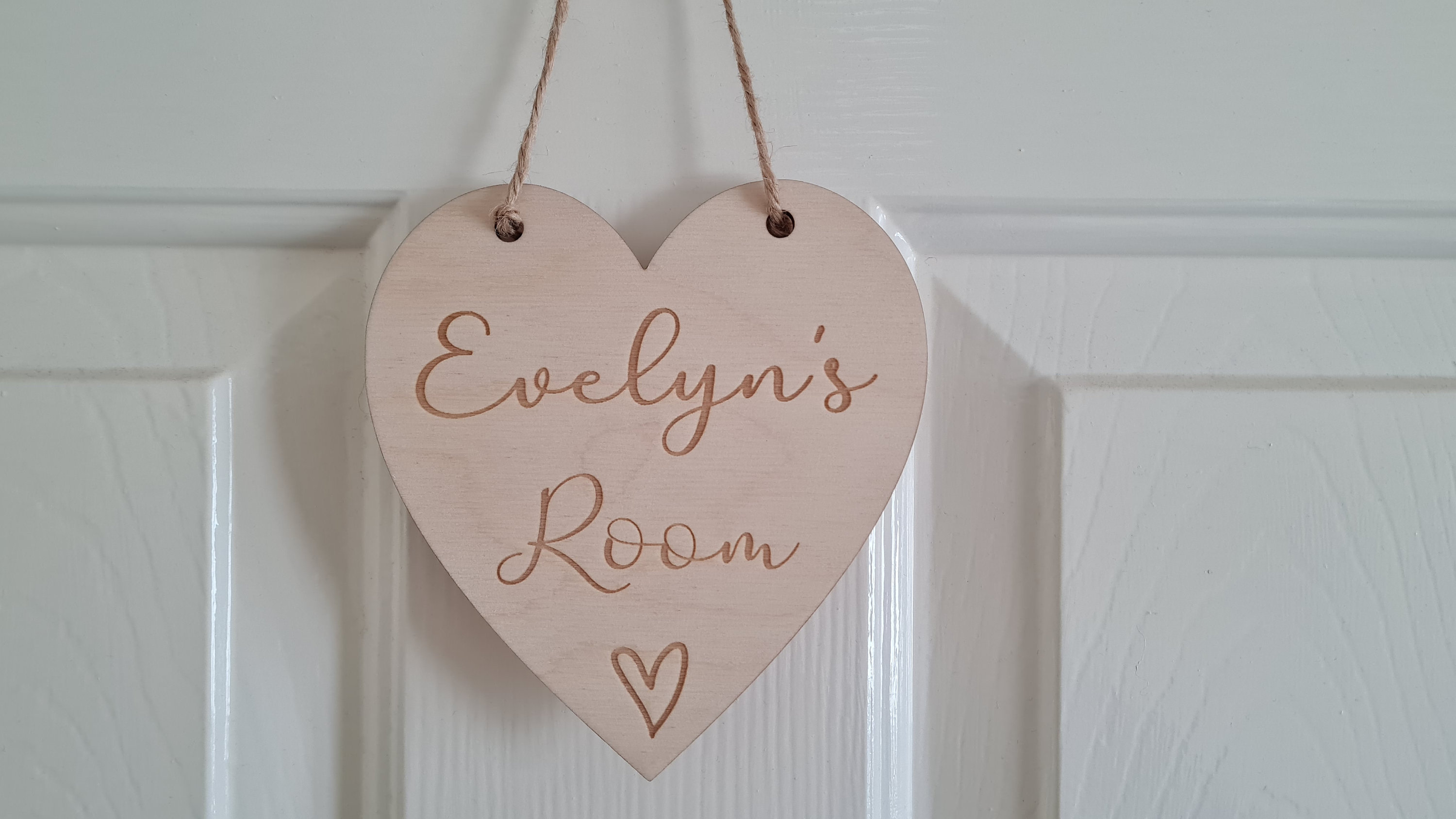 Personalised Heart Door Sign Bedroom Heart Shaped Bedroom | Etsy