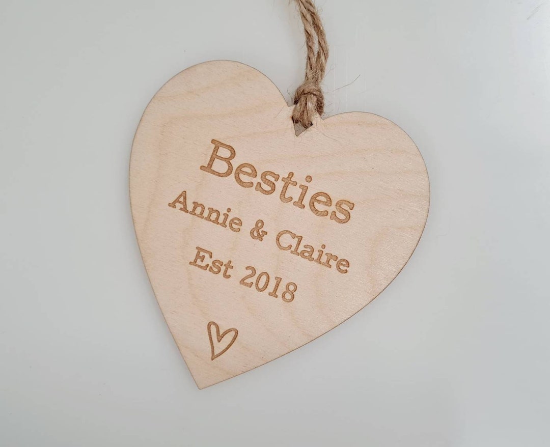 Personalised Besties Ornament, Besties Gift ,friendship Gift , Friends ...