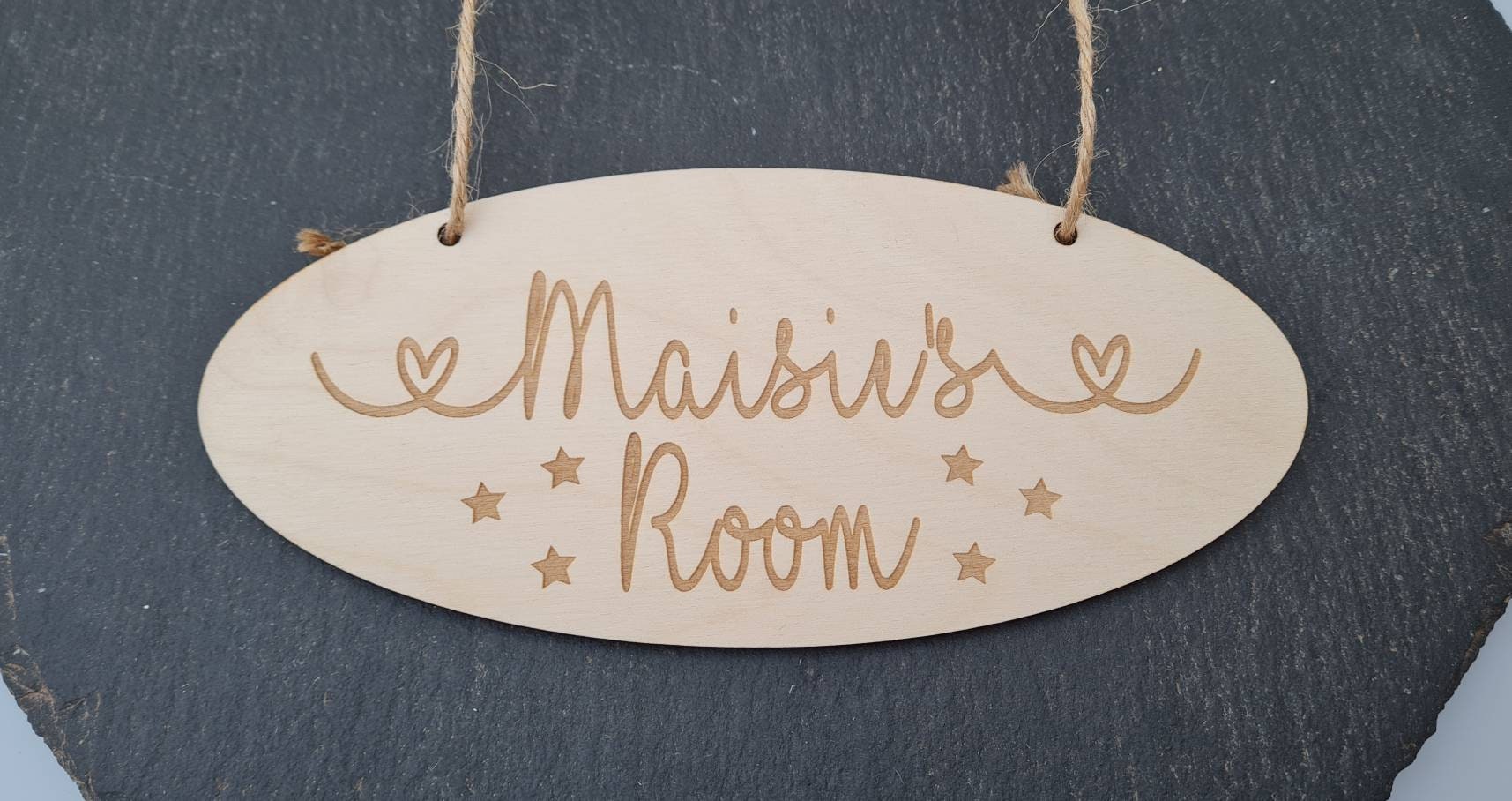 Personalised Heart Door Sign Bedroom Heart Shaped Bedroom | Etsy