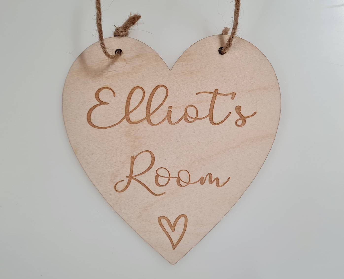 Personalised Heart Door Sign Bedroom Heart Shaped Bedroom | Etsy