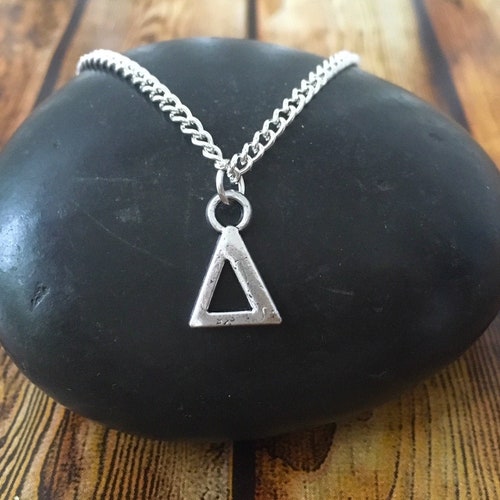 Delta Symbol Pendant Maths Jewellery Delta Necklace Greek | Etsy