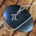 Silver Pi Necklace, Pi Symbol, Math Jewellery, Geek Jewellery, Math ...