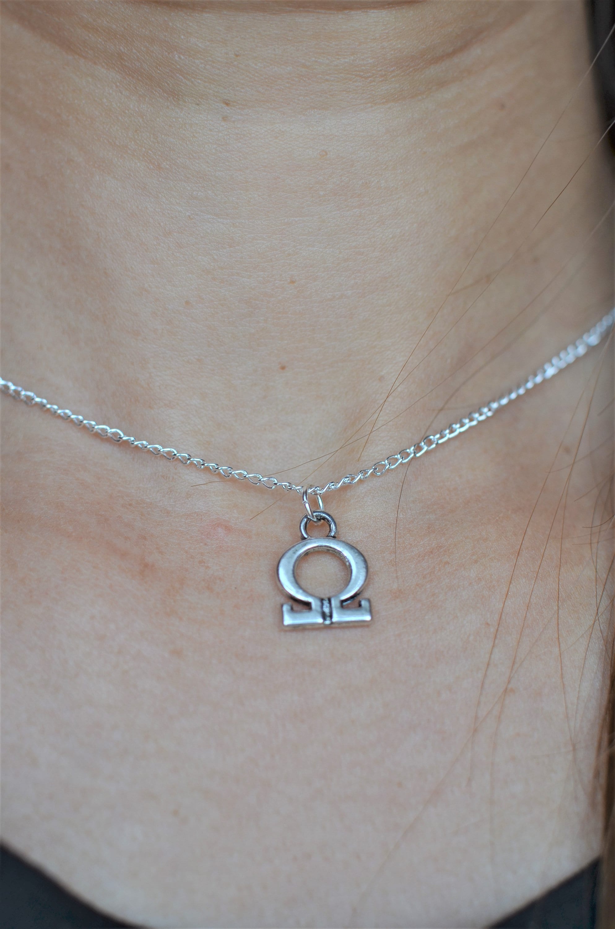Omega Symbol Jewellery Maths Symbol Necklace and Earring - Etsy