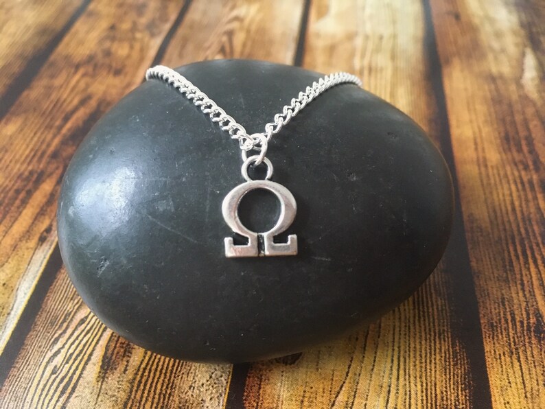 Omega Symbol Jewellery Maths Symbol Necklace and Earring - Etsy