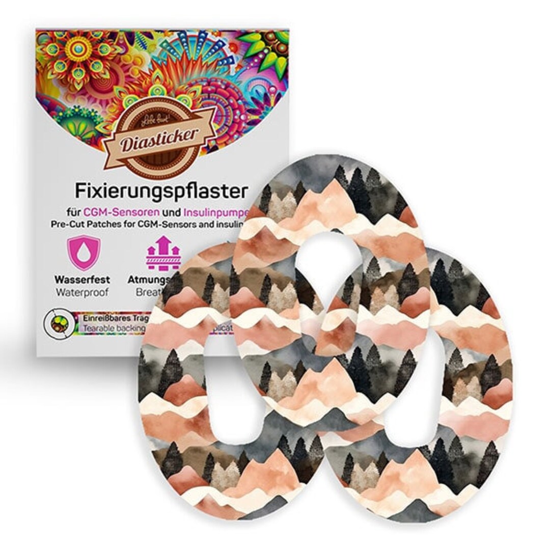 Dexcom G6 Plaster Mountain Forest - Etsy