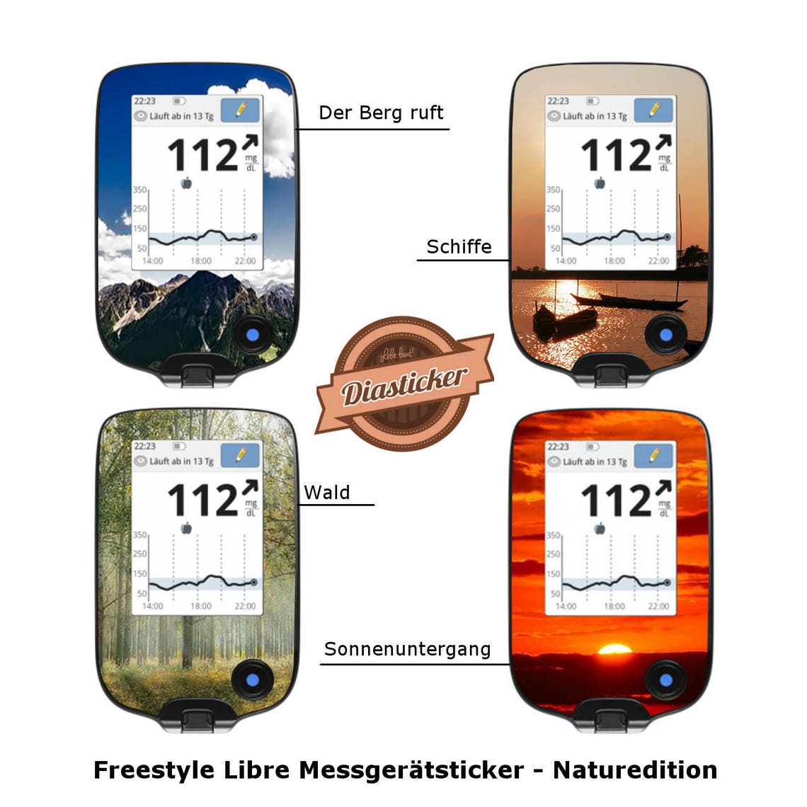 Freestyle Libre Meter Stickers Naturedition Diasticker® | Etsy