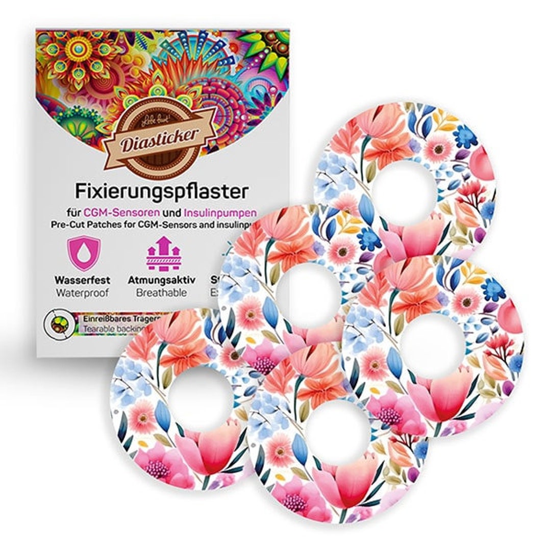 Freestyle Libre 3 Plasters Spring Flowers - Etsy