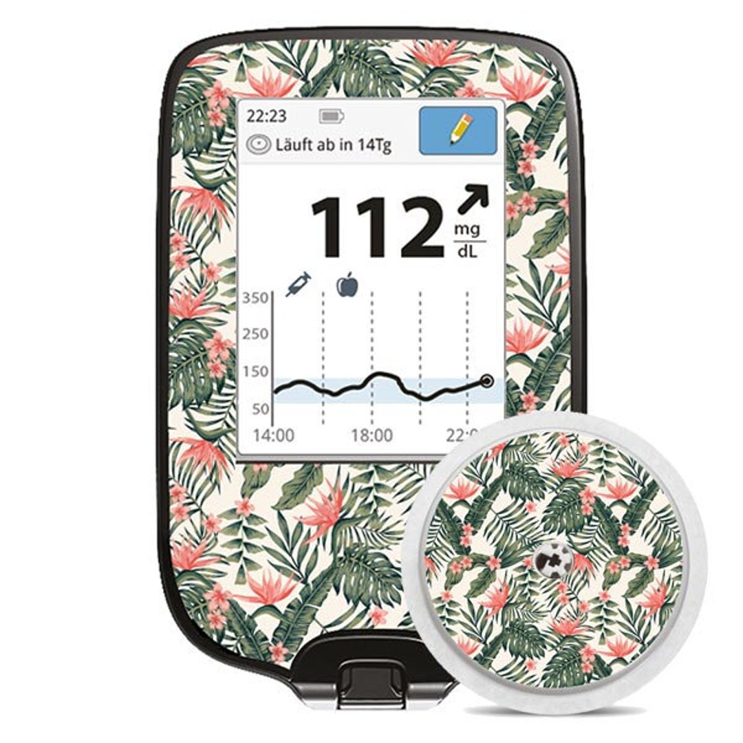 Freestyle Libre Sticker measuring Device Tropical Slidesticker® - Etsy