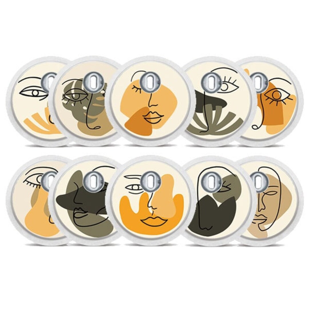 Freestyle Libre 3 Stickers Set of 10 abstract - Etsy