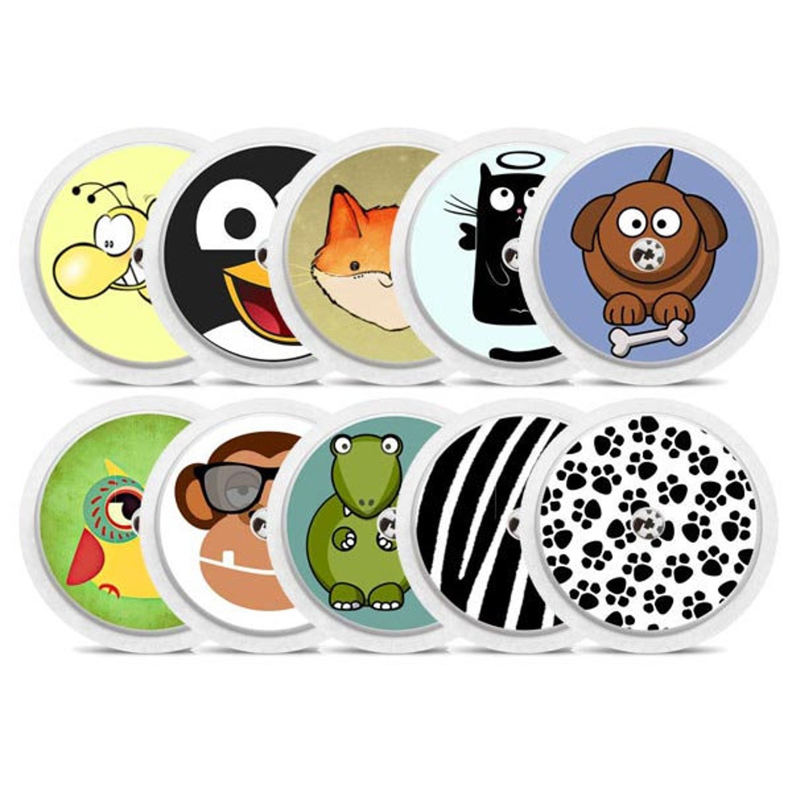 Freestyle Libre Stickers Set of 10 animals | Etsy