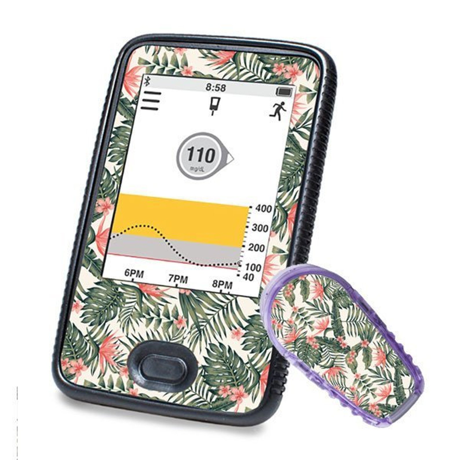 Dexcom G6 Sticker receiver Transmitter Tropical - Etsy