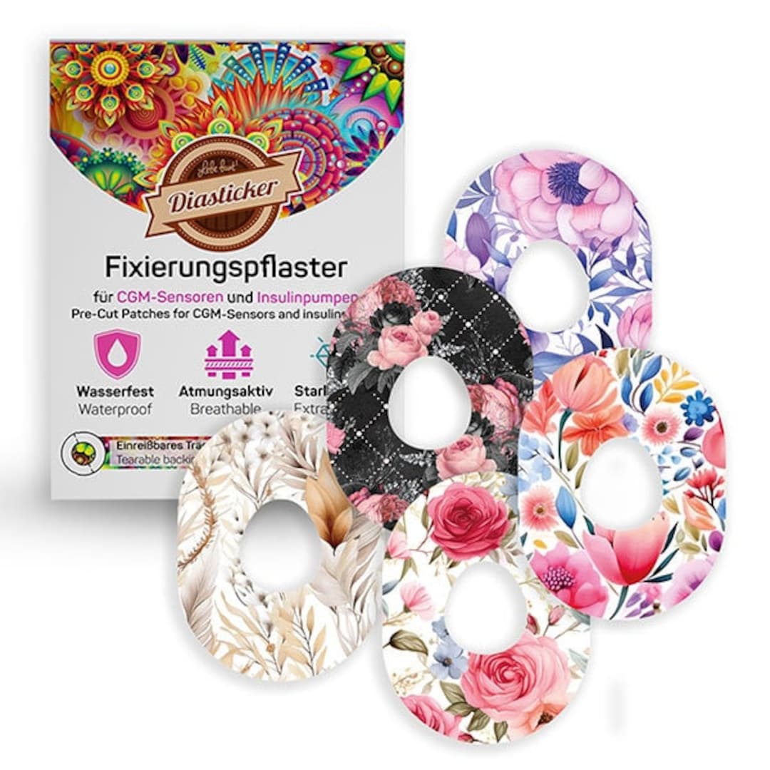 Dexcom G7 Plaster Mix Pack Flowers - Etsy