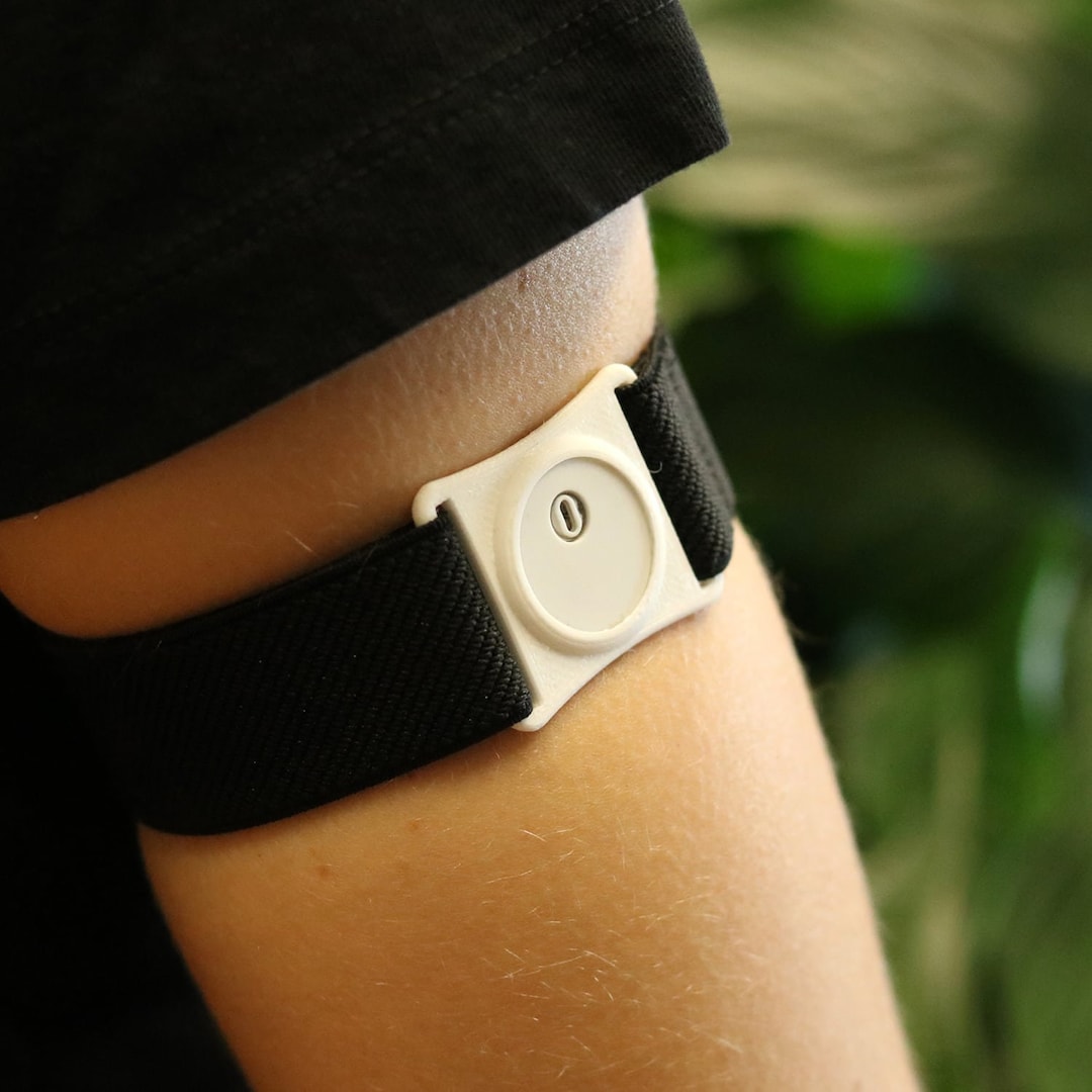 Freestyle Libre 3 Fixation Strap Holder: Ring White strap Color ...