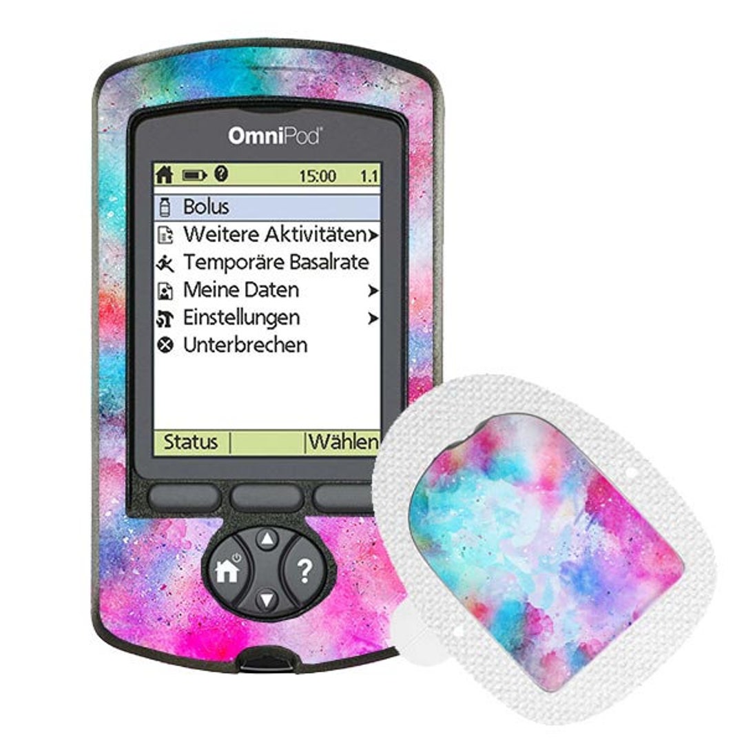 Omnipod PDM Stickers Watercolor - Etsy