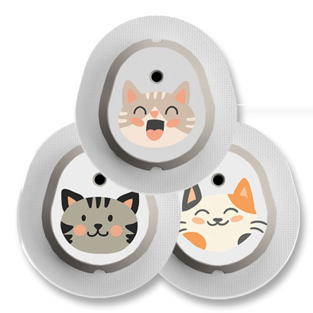 Dexcom G7 Sticker Set of 3 cats - Etsy