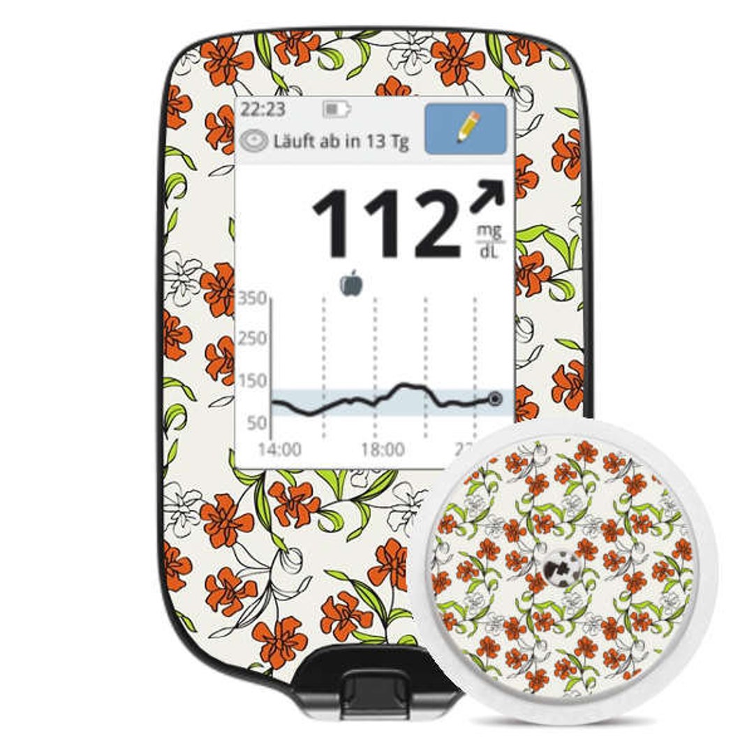 Freestyle Libre Sticker gauge Flower Vines Slidesticker® - Etsy