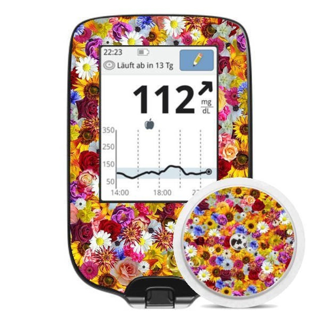 Freestyle Libre Sticker measuring Device Flower Meadow Slidesticker® - Etsy