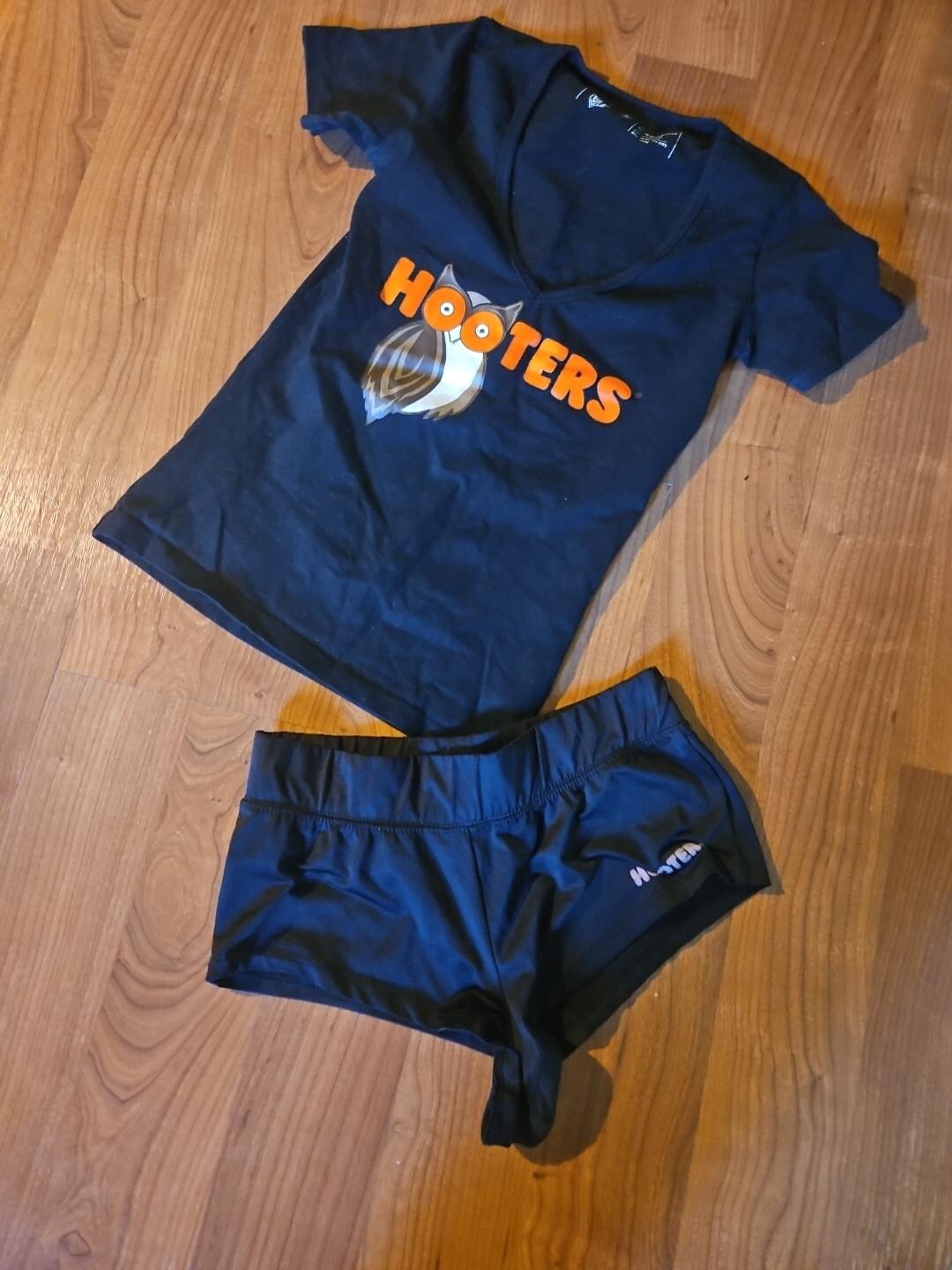 Hooters Uniform XS Top and Small Cheeky Shorts - Etsy