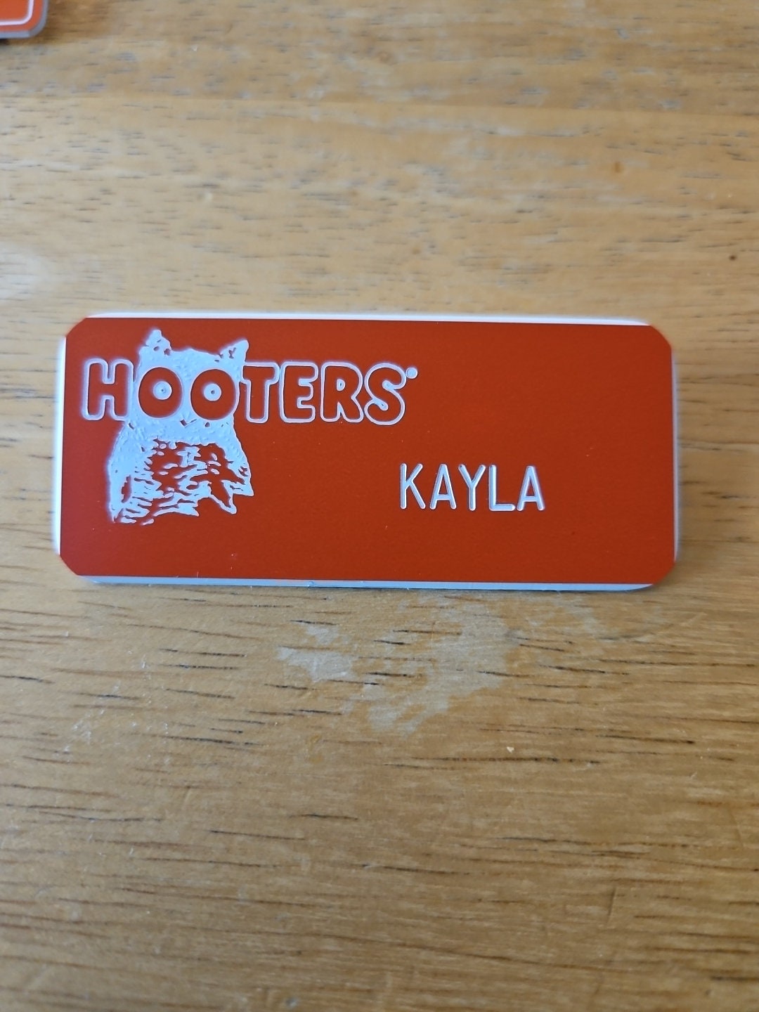 Hooters Name Tag Badge - Etsy