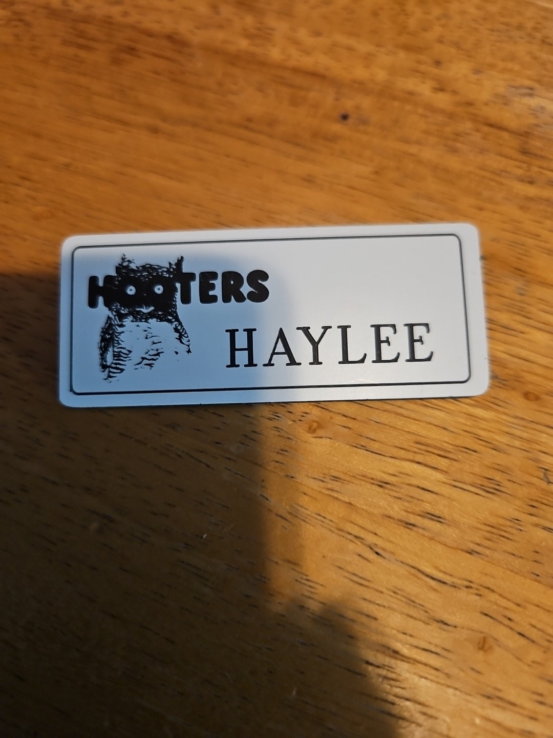 Hooters Name Tag Badge - Etsy