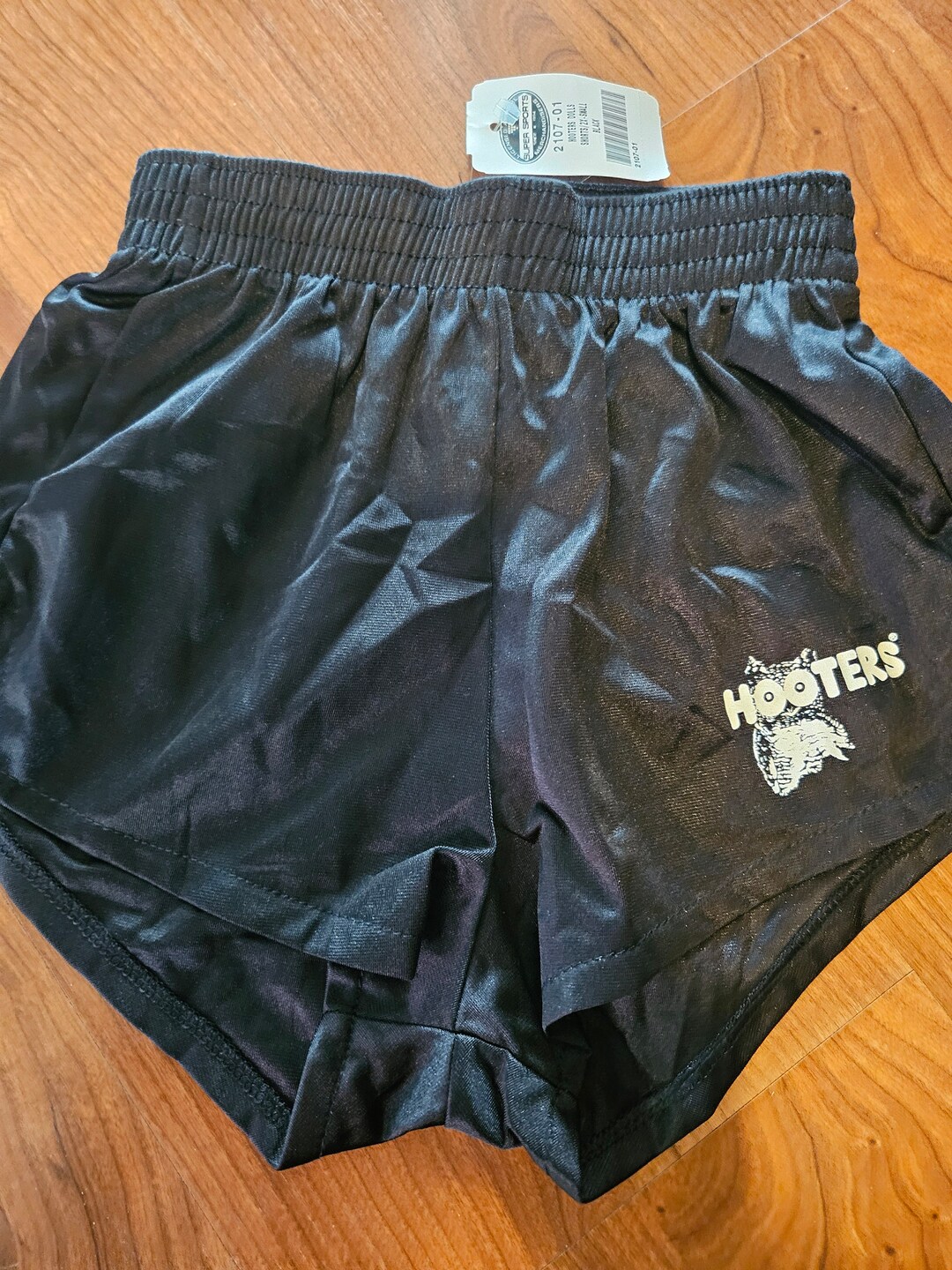 New Vintage Hooters Original Dolphin Style Shorts Black Xs - Etsy