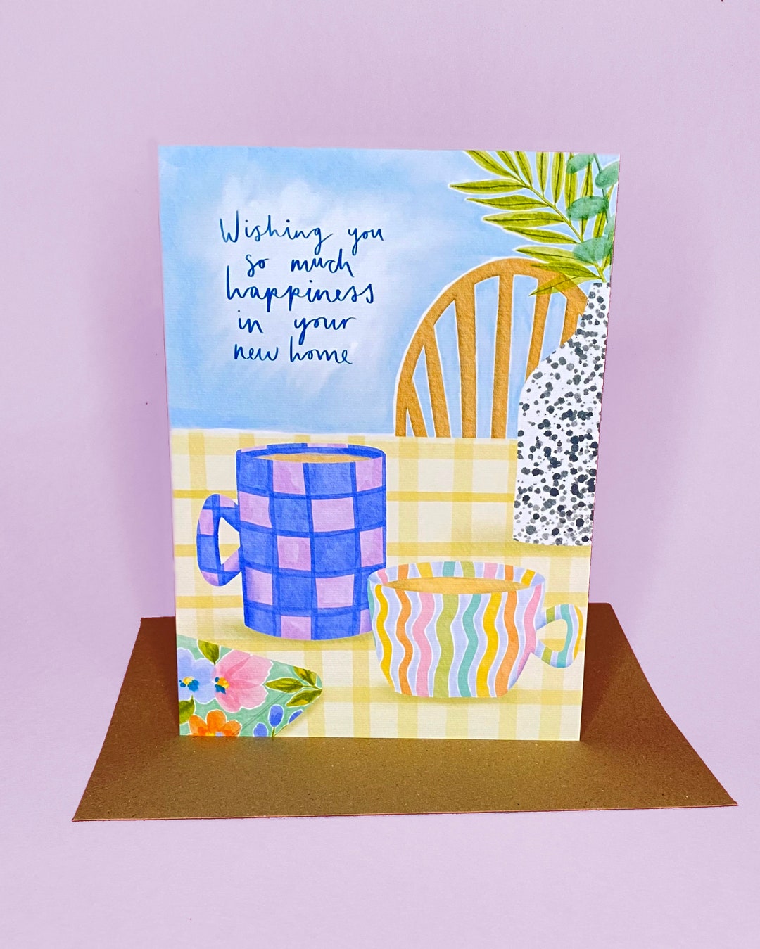 New Home Still Life Greeting Card, New House Card, New Home Gift, First ...