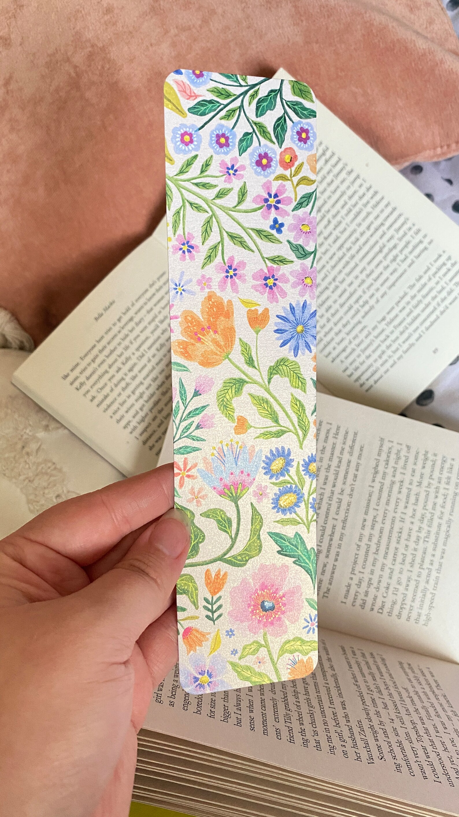 Folklore Floral Bookmark With Silk Tassel, Gift for Book Lover ...