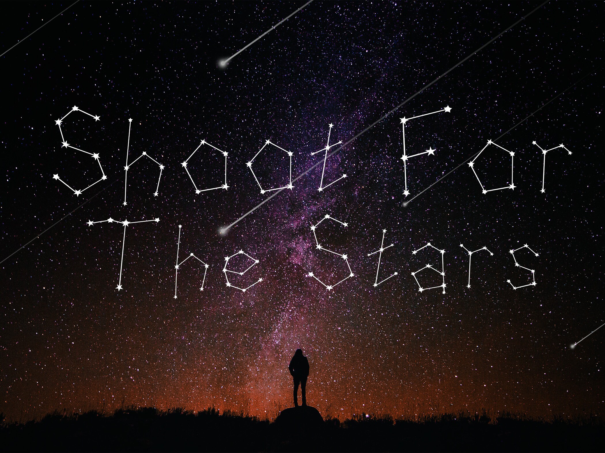 Written in Stars Constellation Font, Zodiac Font, Horoscope Writing ...